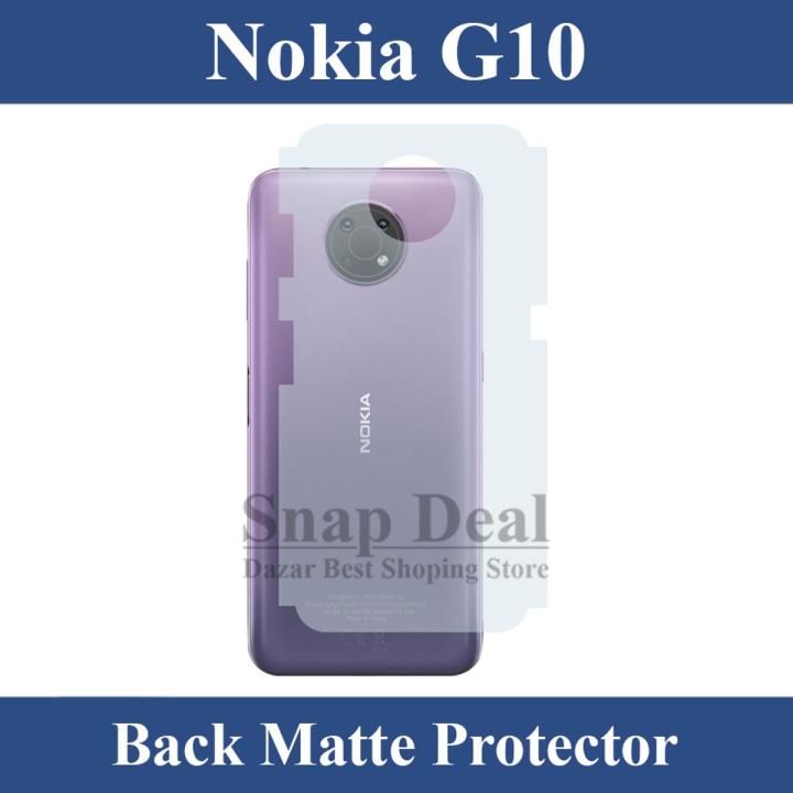 Nokia G10 Matte Back Protector Carbon Soft Skin Sheet For Nokia G10 ...