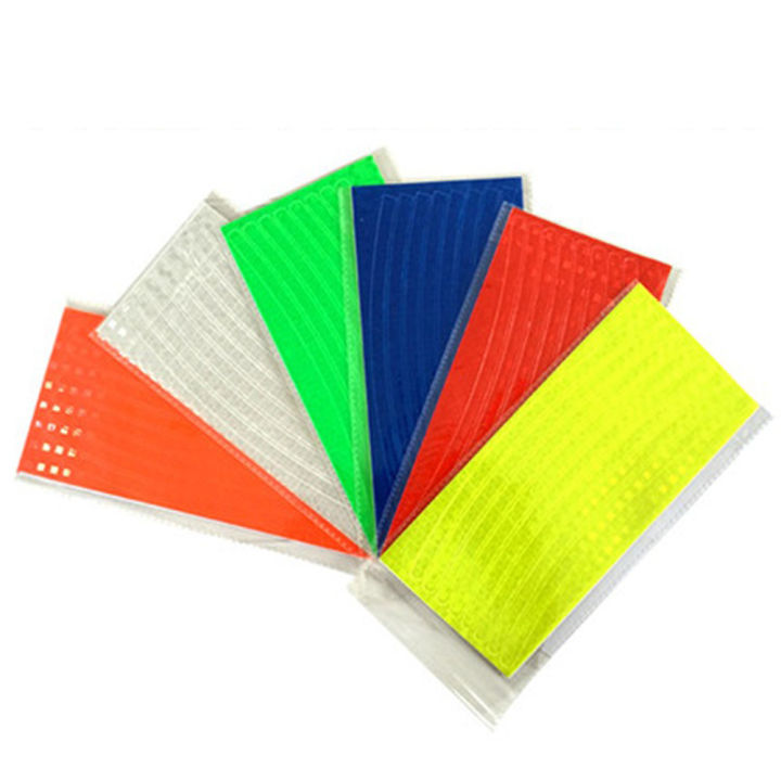 Reflective Cycling Reflector Sticker MTB Fluorescent Reflective Strip ...