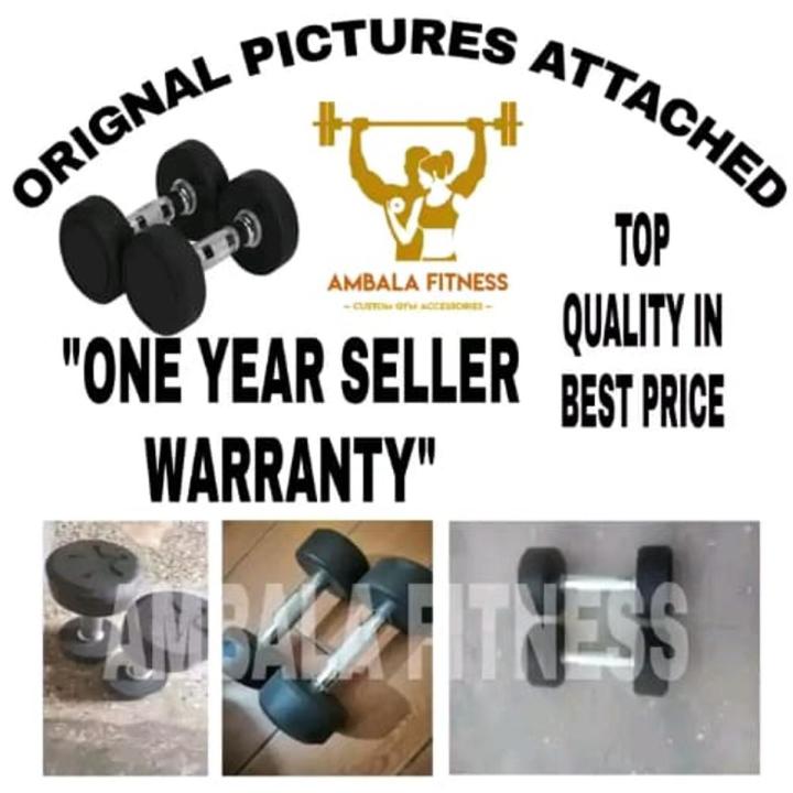 PAIR OF HIGH QUALITY RUBBER DUMBELLS 1kg 2kg 3kg 4kg 5kg 6kg 7kg 8kg 9kg 10kg DUMBBELL FOR HOME ...
