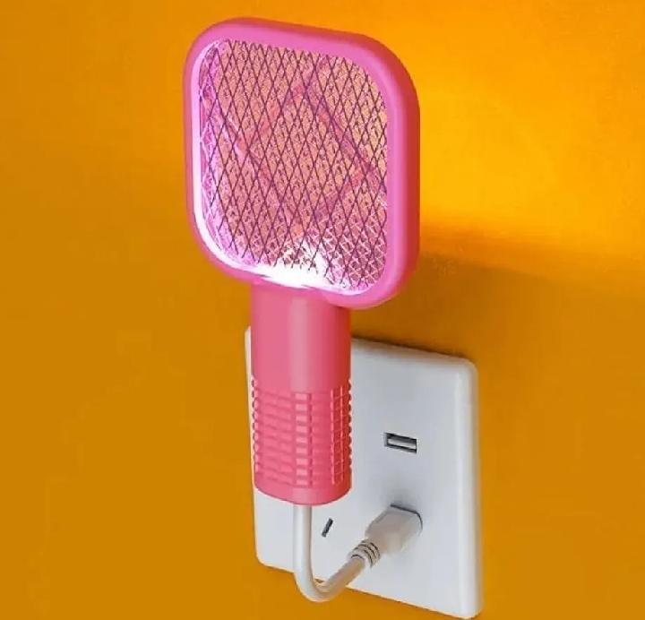 Rechargeable Mosquito Killer Racket – Electric Fly Swatter Bat with LED ...