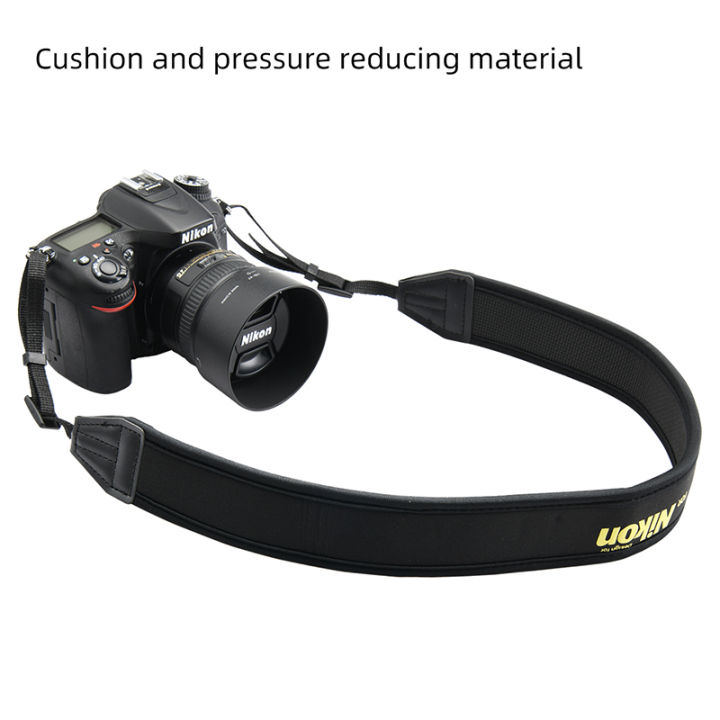 T YFOTOP Elastic Neoprene Camera Neck Strap for Canon Nikon Sony Pentax ...