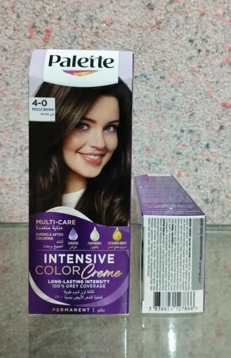 Palette Intensive Hair Color Middle Brown 4-0 | Daraz.pk