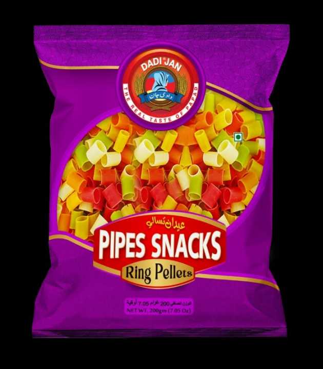 Dadi Jan Pipes Snacks Colored Ring 200g | Daraz.pk