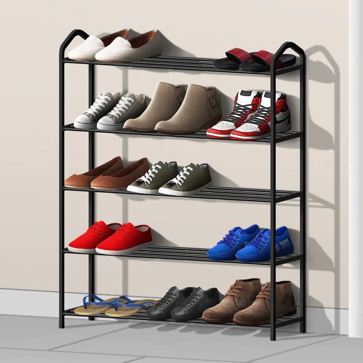 Five Layer iron shoe rack, shoes rack, Shoes stand, multi-shoes shelf ...