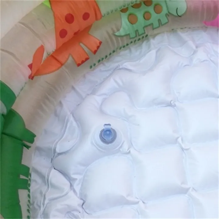 Portable 3 Rings Baby Swimming Pool Outdoor Inflatable Bathtub Cartoon ...