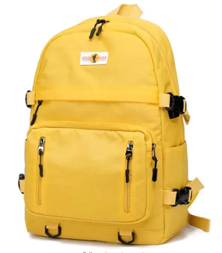 Backpack Unisex College Student Book Bag Travel Daypack for 15.5 inch ...