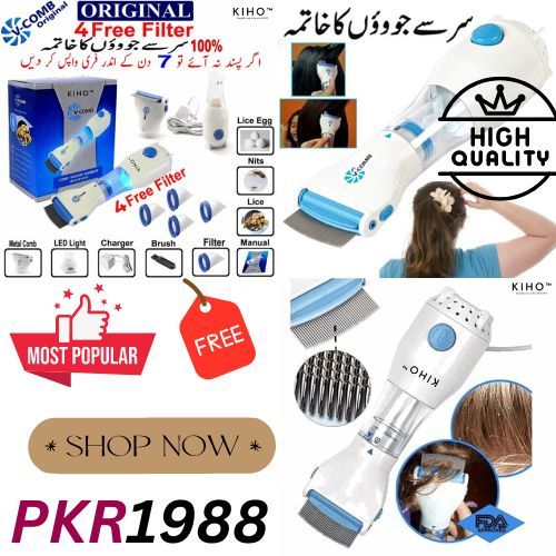 Electric Head Lice Machine Anti Lice Machine V Comb Head Lice Nits ...