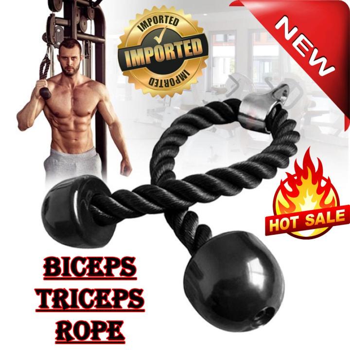 Heavy Duty Genuine Tricep Rope / Removable Push up Pull down Press ...