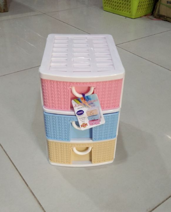 Multipurpose Plastic 3 Layers Desktop Small Drawers | Daraz.pk