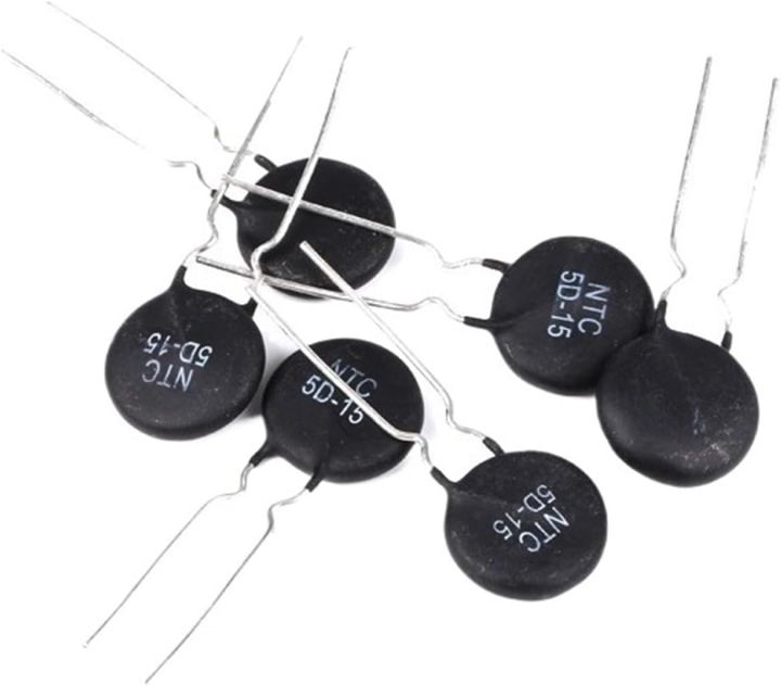 5/10 Pcs NTC 5D-15 Thermistor | Inrush Current Limiting Resistor | 5 ...