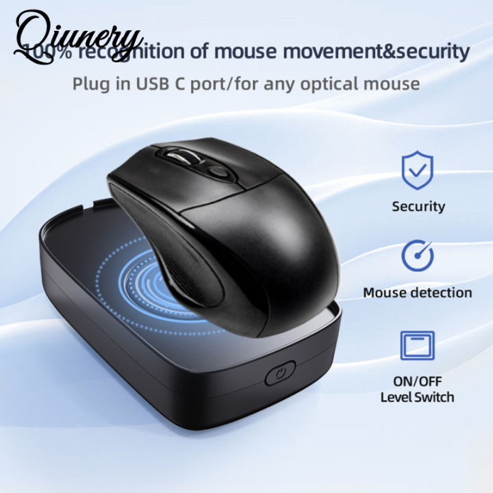 Qiunery H26 Mouse Mover Automatic Mouse Shaker Jiggler With Charging ...