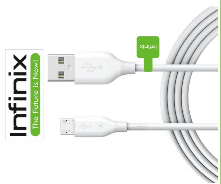 Infinix 100%Original Charing Cable-Micro USB Fast Charging Cable 1.2m ...