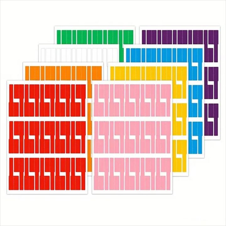 Colorful Waterproof Cable Labels Tags Can Write On Self Adhesive Cord ...