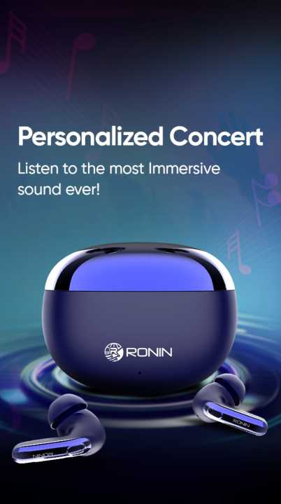 Ronin R-7030 Blue Airbuds | Daraz.pk