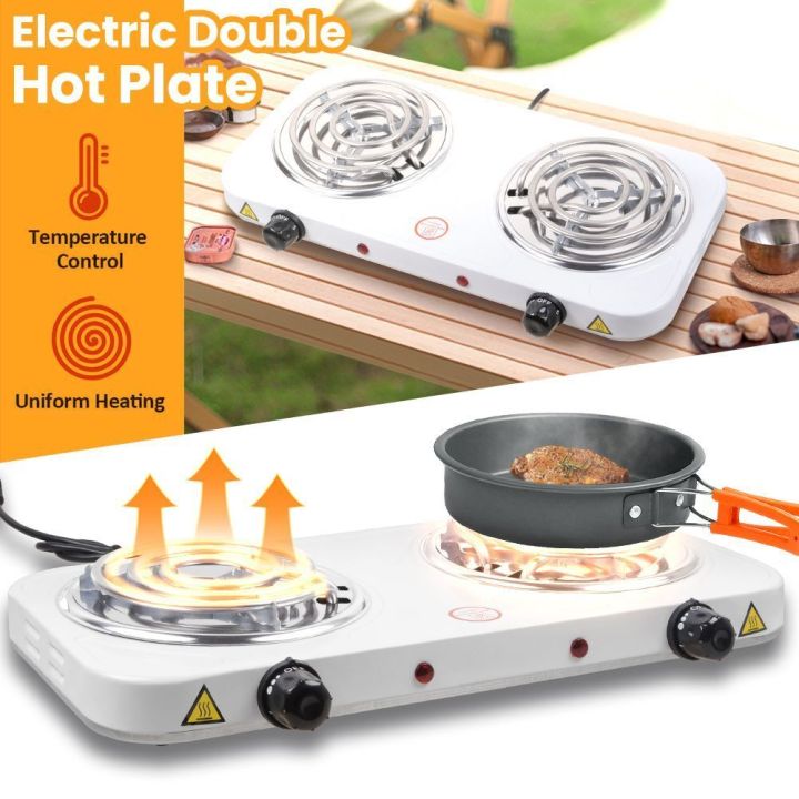 SS/Silver Crest Double Stove/Hot Plate Electric Burner Countertop ...