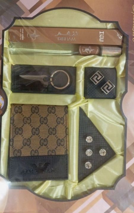 Complete Men’s Gift Hamper – Luxury Wallet, Perfume & Accessories Set ...