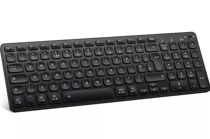 OMOTON Rechargeable Bluetooth Keyboard for MacOS and Windows, Wireless ...