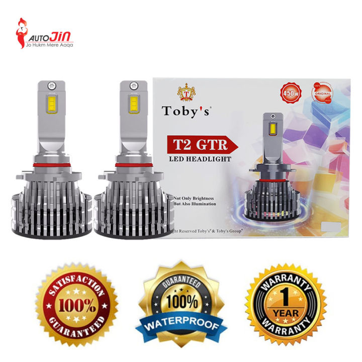 Toby's T2 - GTR LED Headlight H4 6500k 100% Original Bright | Daraz.pk