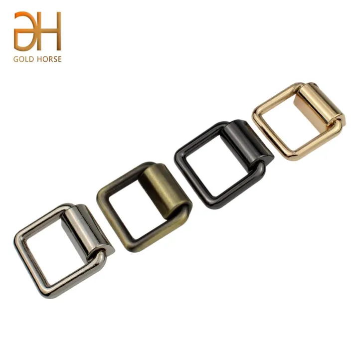 4Pcs Metal Swivel Rectangle Ring Bag Side Hanger Hooks with Screws for ...