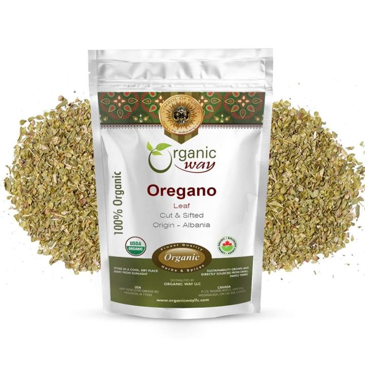 Organic Way Dried Oregano Leaf Cut & Sifted (Origanum vulgare ...