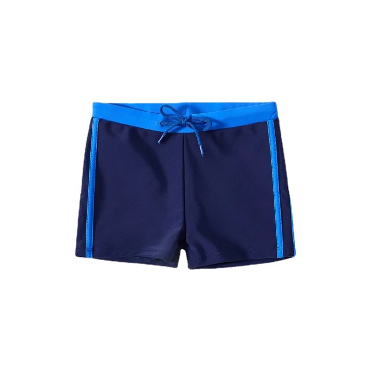 New 2024 Boys Trunks 4-12 Years Swimming Trunks For Boys Blue Children ...