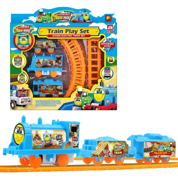 Battery Operated Train Track Set for Kids – Electric Railway Toy with ...