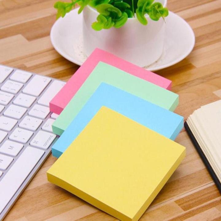 Multicolor Sticky Notes, Bright Colours Self-Stick Memo Pad Paper 3X3 ...