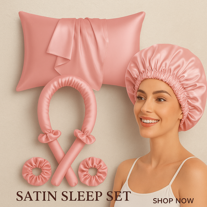 Premium Satin Hair Protection Set | Daraz.pk