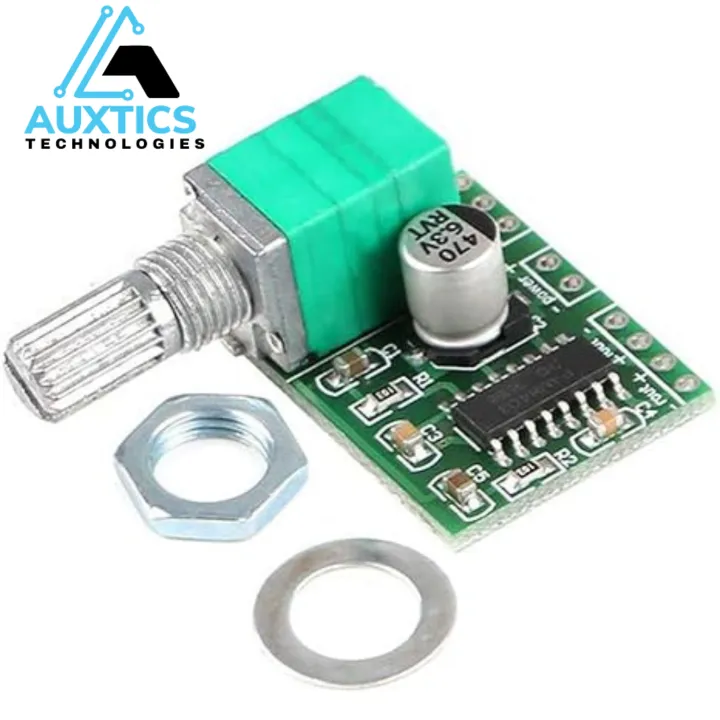 PAM8403 Audio Amplifier Module with Regulator – 5V Mini Digital Stereo ...