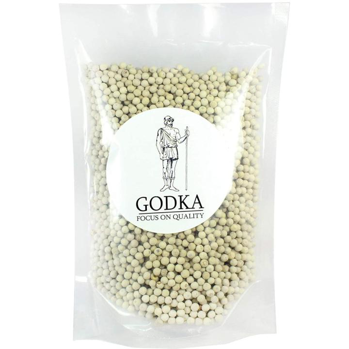 Godka Organic Whole White Pepper/White Pepper Corn,100gm | Daraz.pk