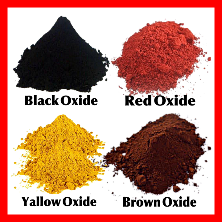 Black, Red, Yallow, Brown Pigment Powder Colour for Mixing in Wall ...