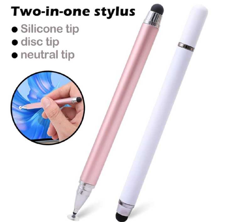 2 in 1 Stylish Universal Stylus Pen for Tablet Mobile Phone Pad Screen ...