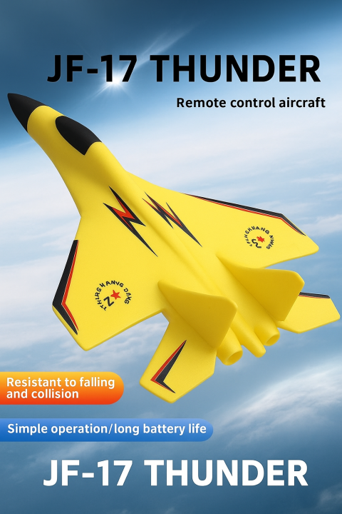 JF-17 Thunder RC Airplane – 2.4G Fixed-Wing Jet Fighter with Flash ...