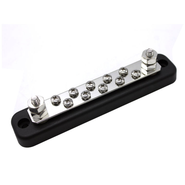 Bus Bar Power Distribution Block 10 Terminal Block Buss Bar 150Amp Auto ...