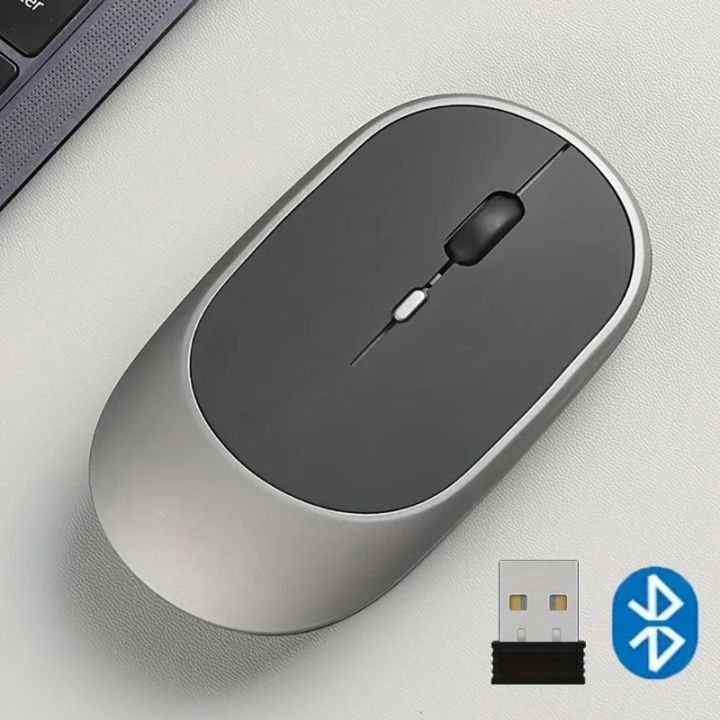 Wireless Mouse for Laptop PC Tablet Mac Rechargeable Mouses Wireless ...