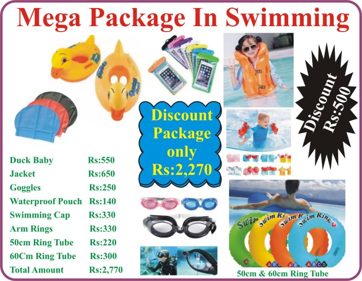 Mega Swimming Items Package | Complete Swim Set for Kids & Adults ...