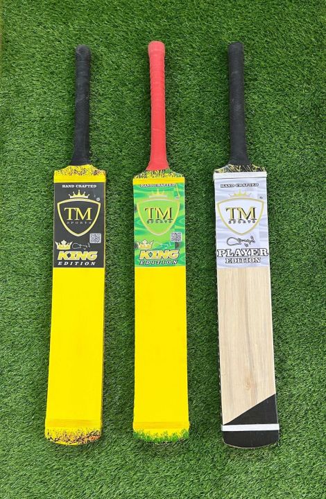 TM Player Edition Rawalakot Wood Tape Ball Full Cane Cricket Bat 2025 ...