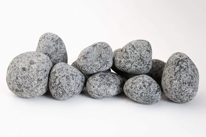 Natural River Stone Gray Tumbled Pebbles 1.5 kg | Daraz.pk