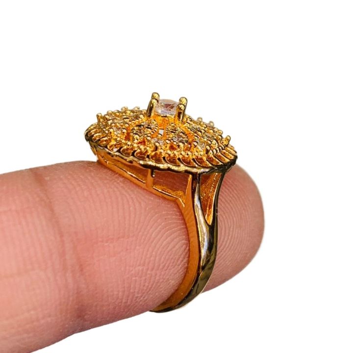 girls and women 22k gold plated RP casting finger ring | Daraz.pk