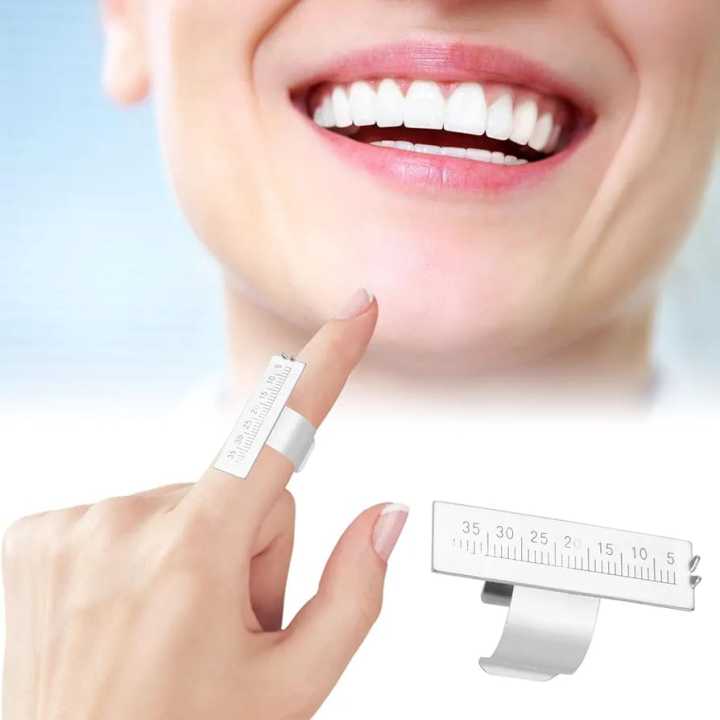 Premium Stainless Steel Dental Finger Ruler – Professional Endodontic ...