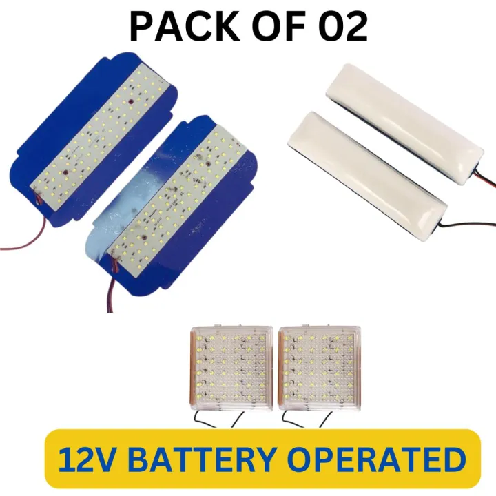 Light weight LED Light Battery 12v DC load shedding low current long ...