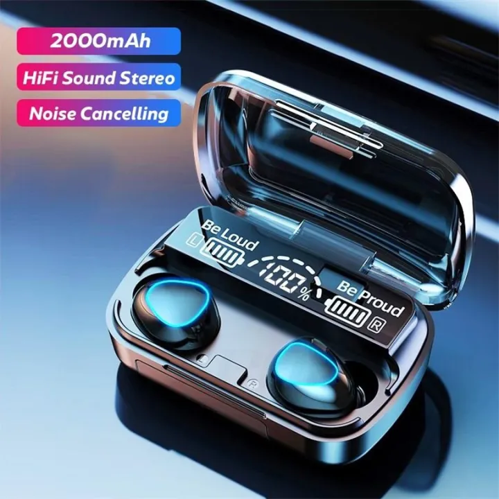 M10-TWS wireless earbuds Bluetooth 5.1 earphones cvc8.0 noise reduction ...
