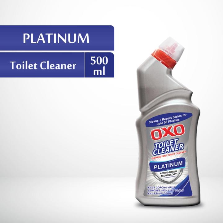 OXO Platinum Active-Shield Disinfectant Toilet Cleaner - 500ml | Daraz.pk