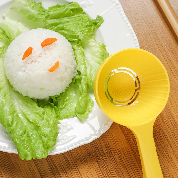 1Pc Rice Scoop Mold Sushi Mold Rice Ball Spoon Half Round Non-stick ...