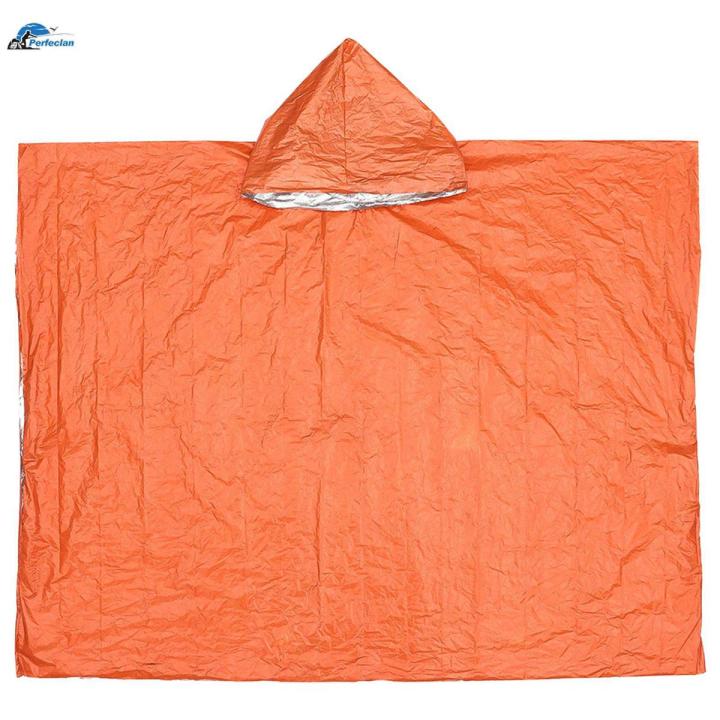 Emergency Rain Coat Poncho Ponchos Waterproof Thermal Camping Hiking ...