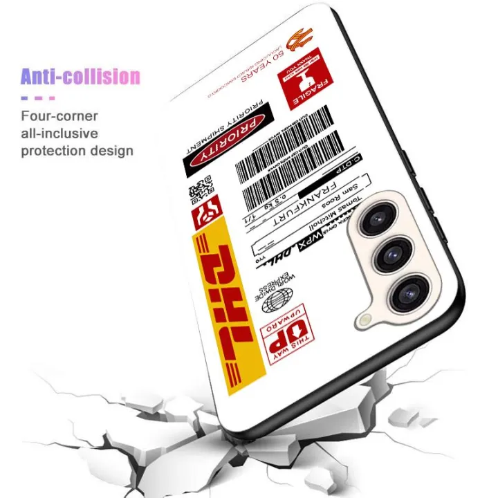 DHL logistics retro label printing Anti Drop hard Tempered Glass for ...