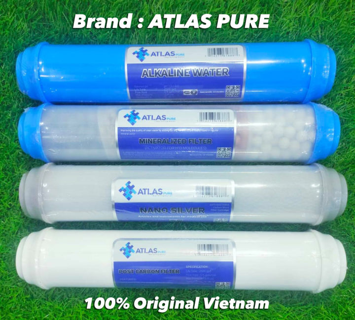 Pack of 4 ( Mineral,Alkaline,Nanosilver,Post Carbon ) - Made in Vie ...