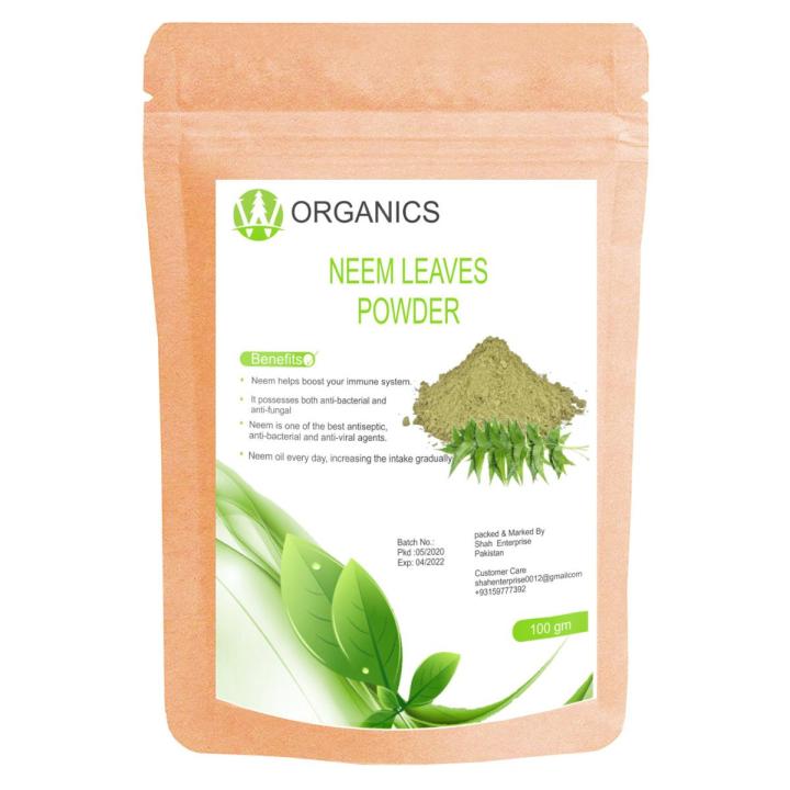 Organic Neem Leaf Powder 100 gm Organic Neem Leaf Powder 100 gm Organic ...