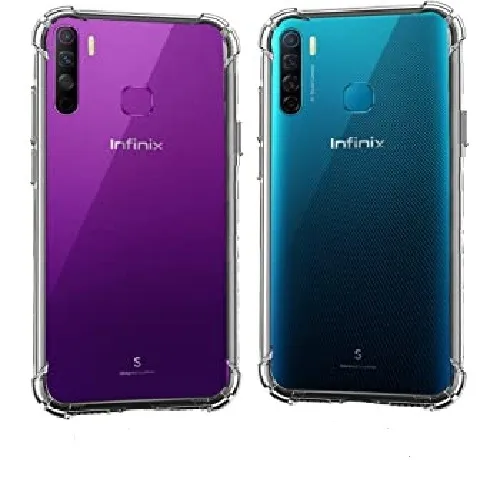 Infinix S5 Anti Shock Soft Transparent Panda Jelly | Daraz.pk