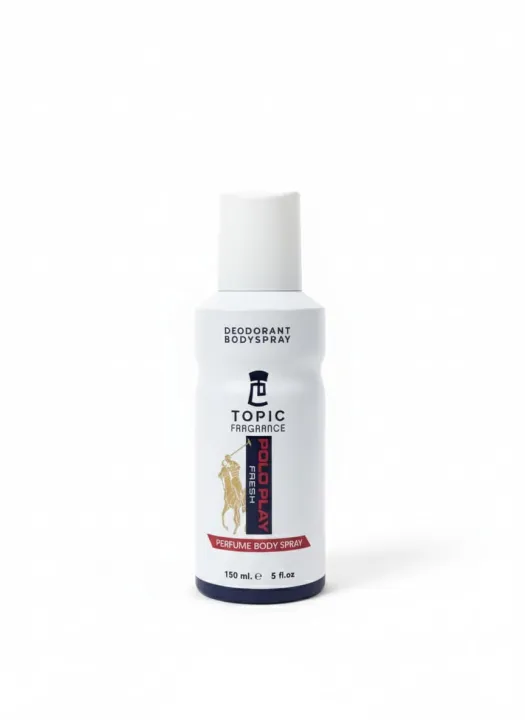Topic Body Spray Fargnance Polo Play For Men & Women 150ml | Daraz.pk